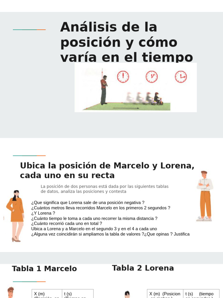 MRU_Actividad_de_clase__.-_Ubicando_las_posiciones_de_Marcelo_y_Lorena | PDF