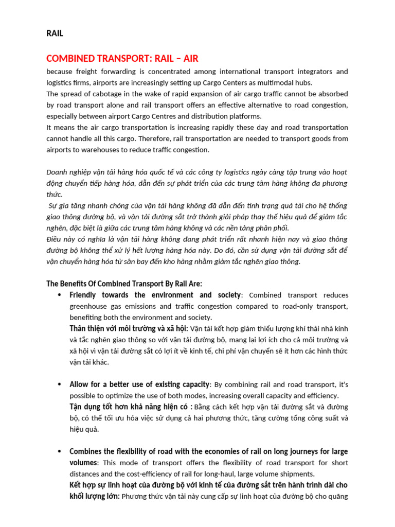 combined transport | PDF