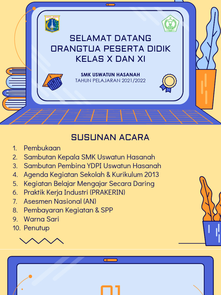 RAPAT ORTU Peserta Didik Kls. X & XII Th. Pel. 2020-2021 | PDF