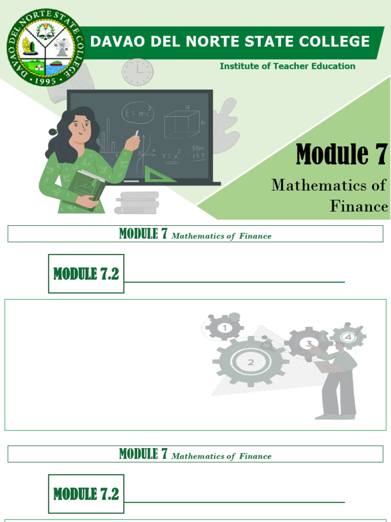 Module 7.2 - Compound Interest | PDF