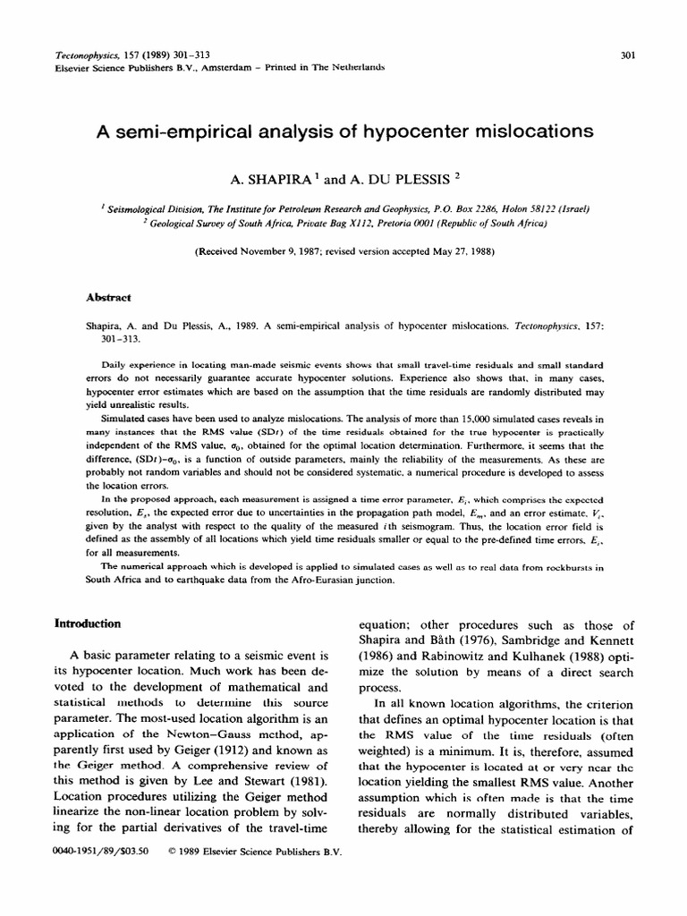 Shapira 1989 | PDF