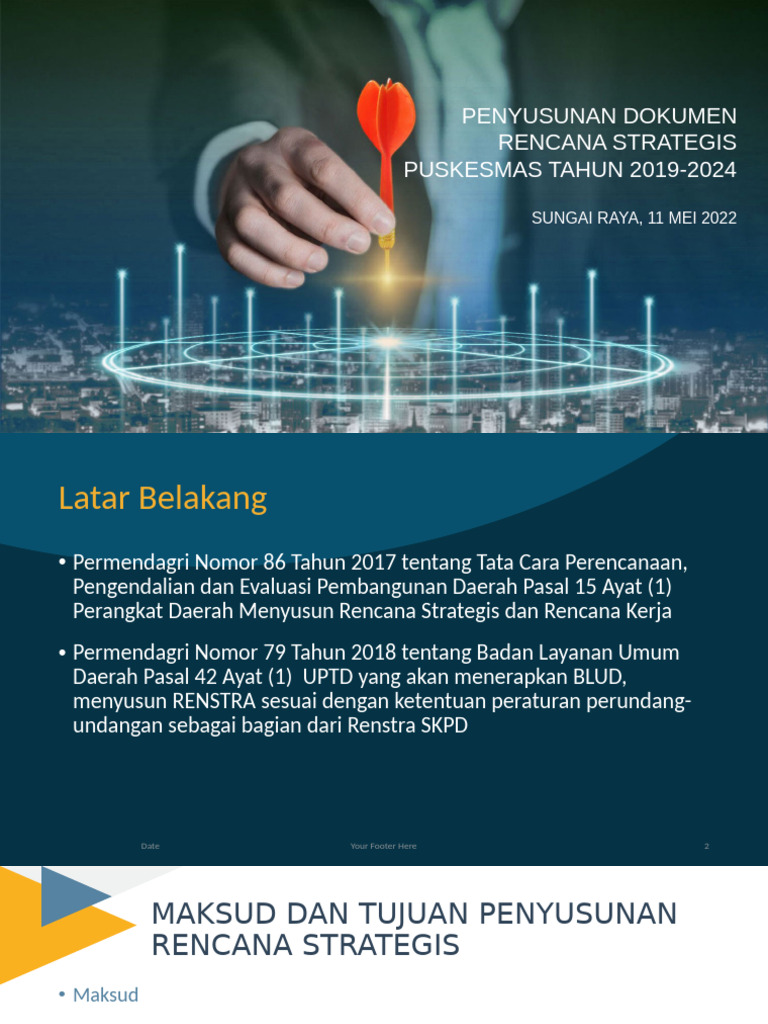 Materi Sosialisasi Renstra | PDF