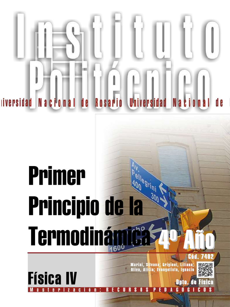 Primer Principio Termodin-Mica - F-Sica IV Polit-Cnico | PDF