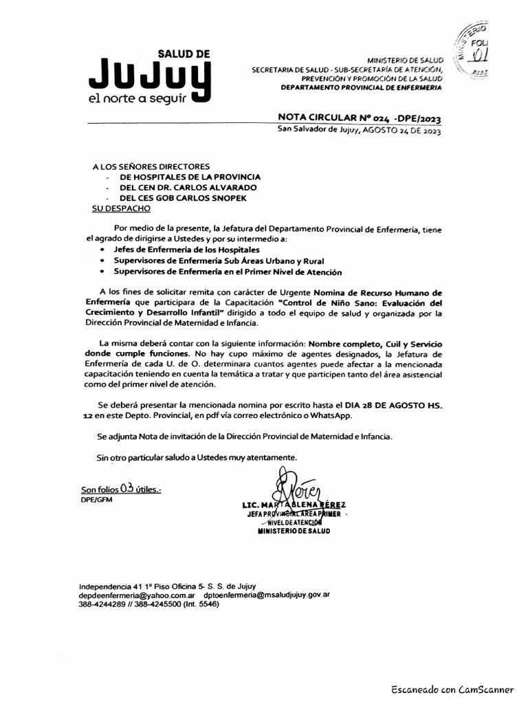 Circular 024 - 23 | PDF