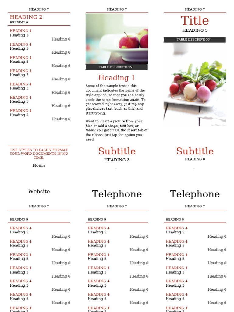 Template For Shops | PDF
