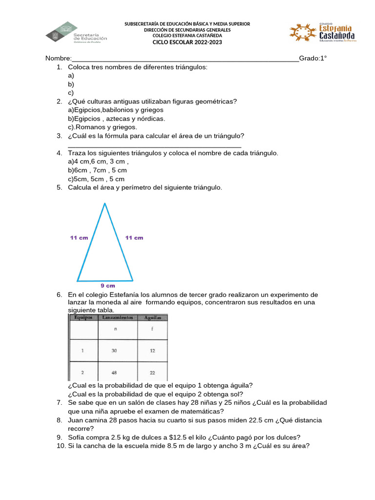 Examenes Mate | PDF