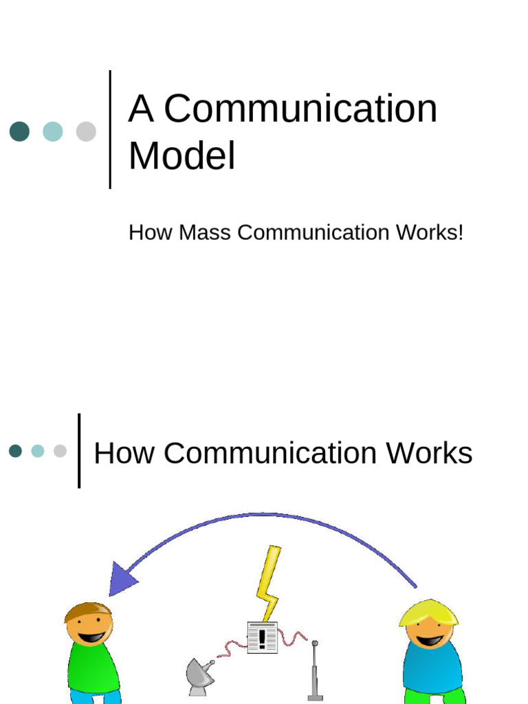 A Communication Model | PDF