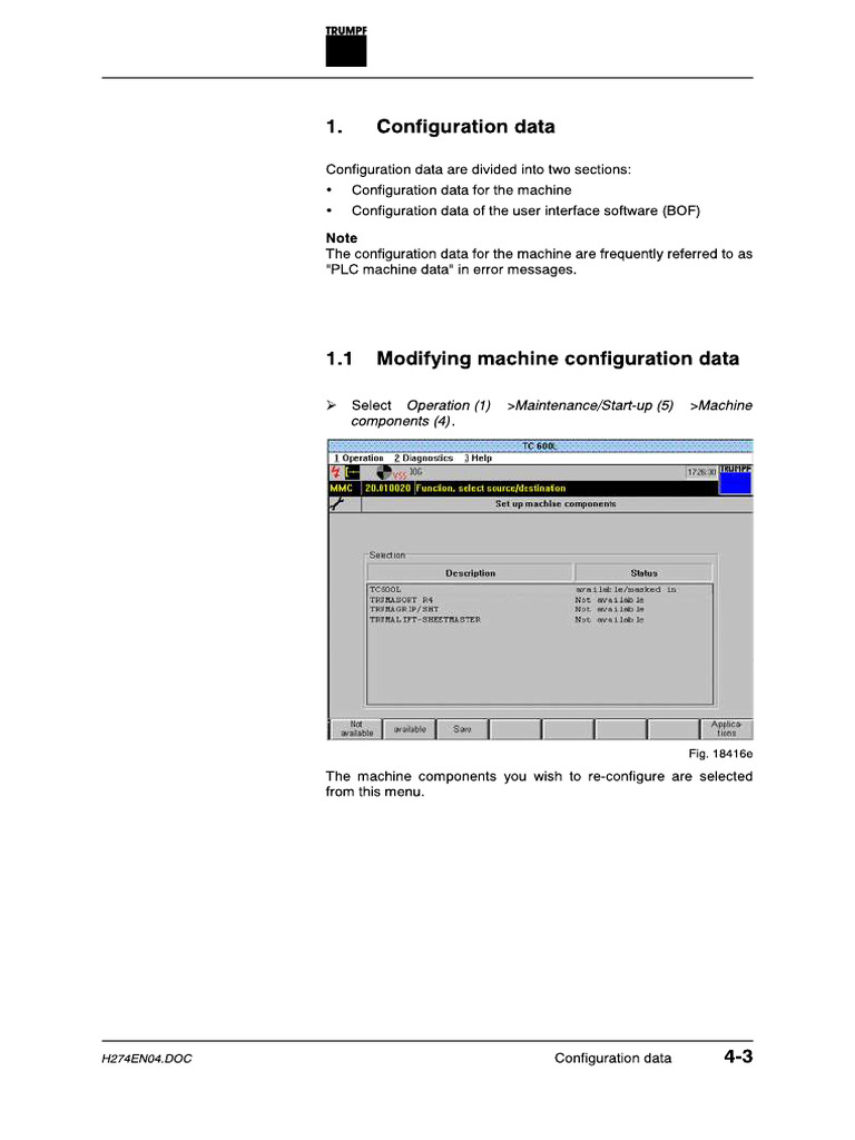 Configuration Data | PDF