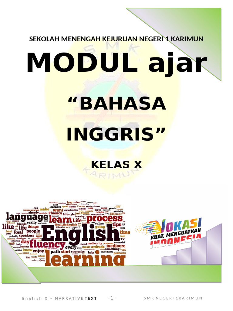 MODUL 5 - Narrative Text | PDF