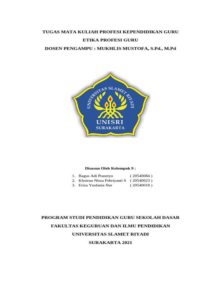 Kelompok 9 Etika Profesi Guru-1 | PDF