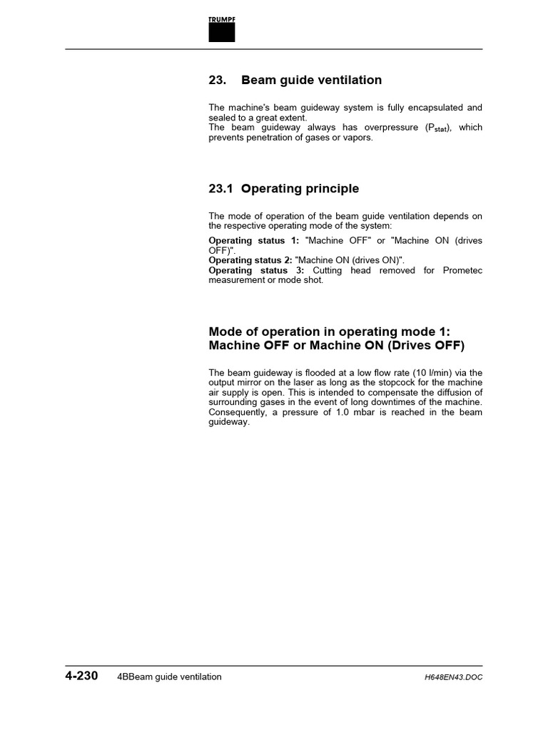 Beam Guide Ventilation L20 | PDF