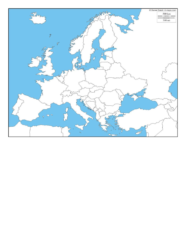 Mapa Politico de Europa PDF | PDF