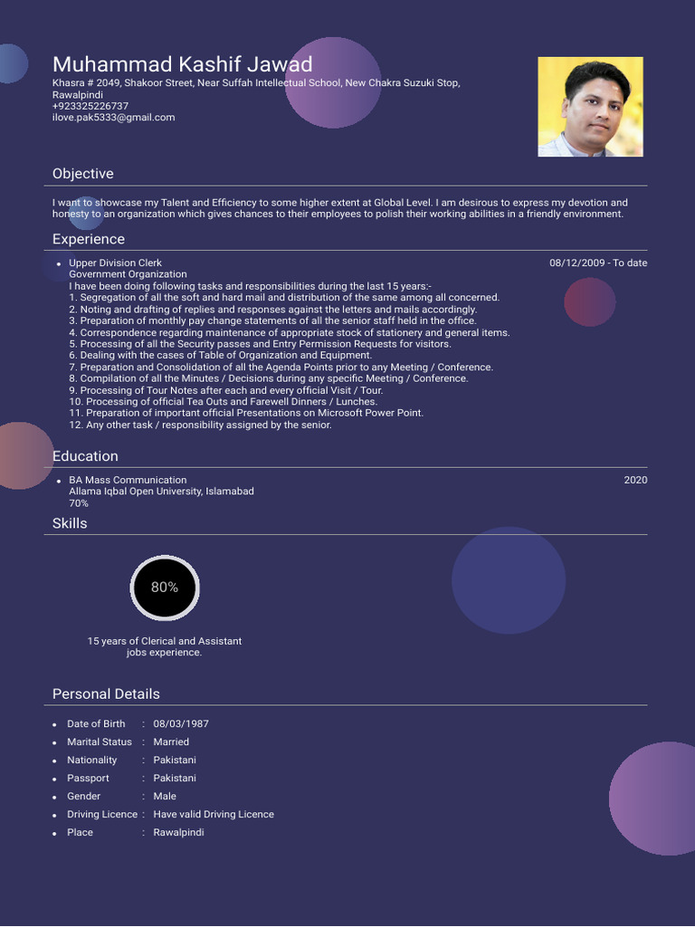 Kashif CV | PDF