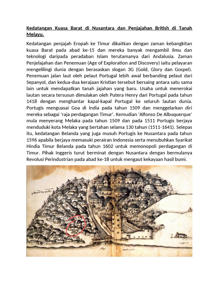 Penjajahan Kuasa Barat Nusantara | PDF