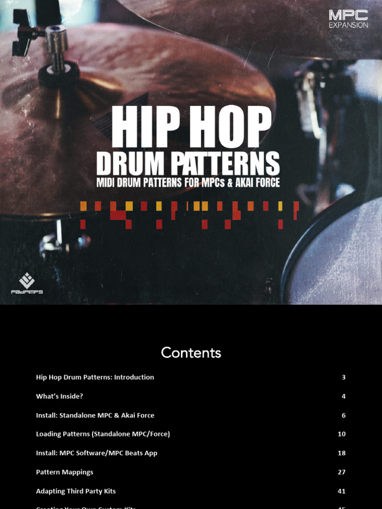 Hip Hop Drum Patterns User Guide Pdf