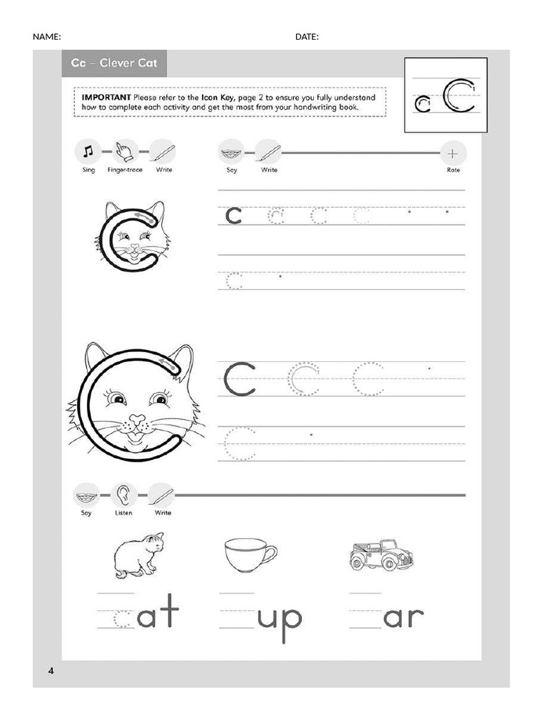 Letterland C Sheet | PDF