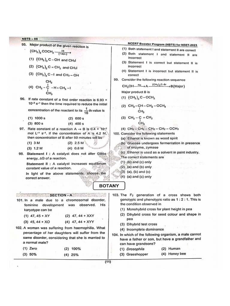 Aakash NBTS - Molecular | PDF