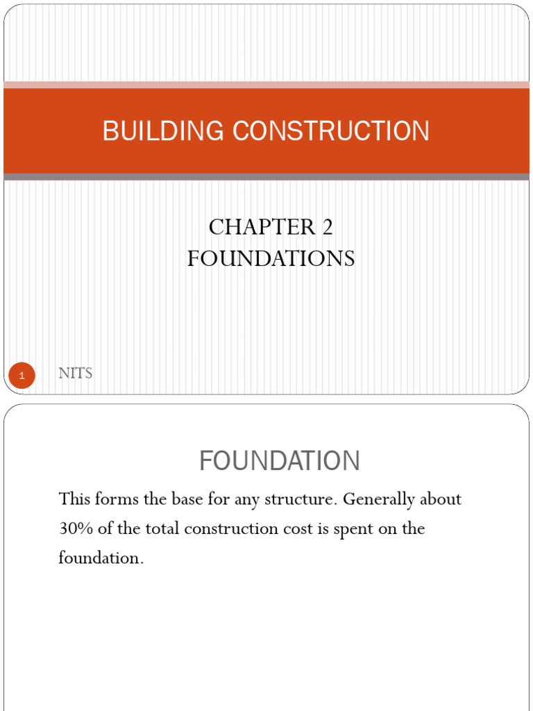 Chapter 2- Foundations | PDF