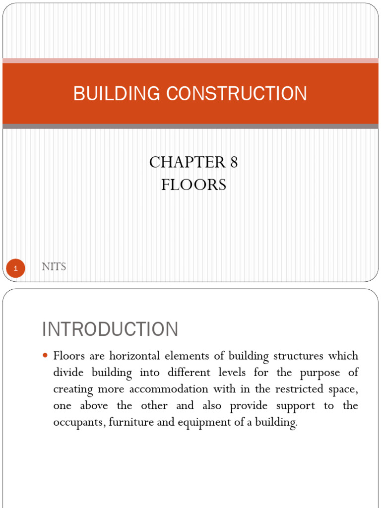 Chapter8 Floors | PDF