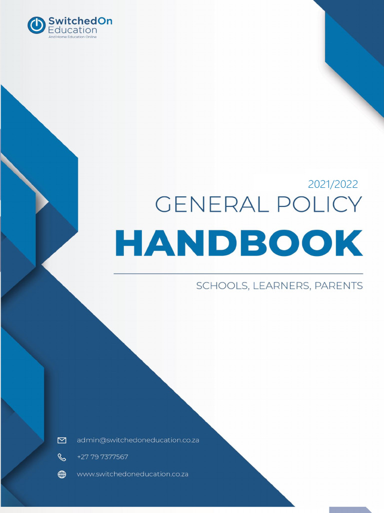 SOEL General Policy Handbook May 2022 Ed | PDF