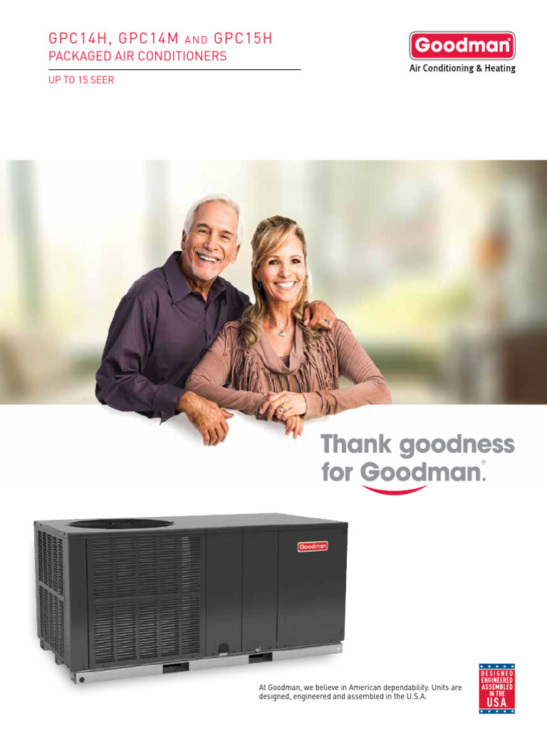 Goodman GPC Brochure | PDF | Air Conditioning | Efficient Energy Use