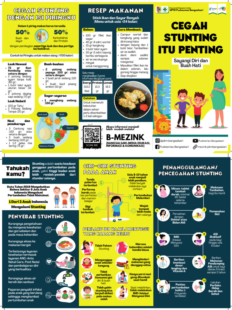 LEAFLET STUNTING PKM BANGSALSARI | PDF