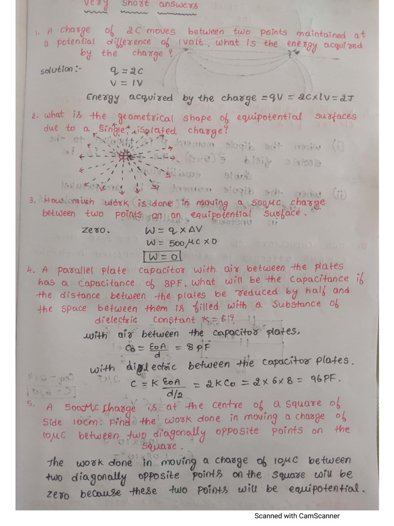 Very Short Answers | PDF