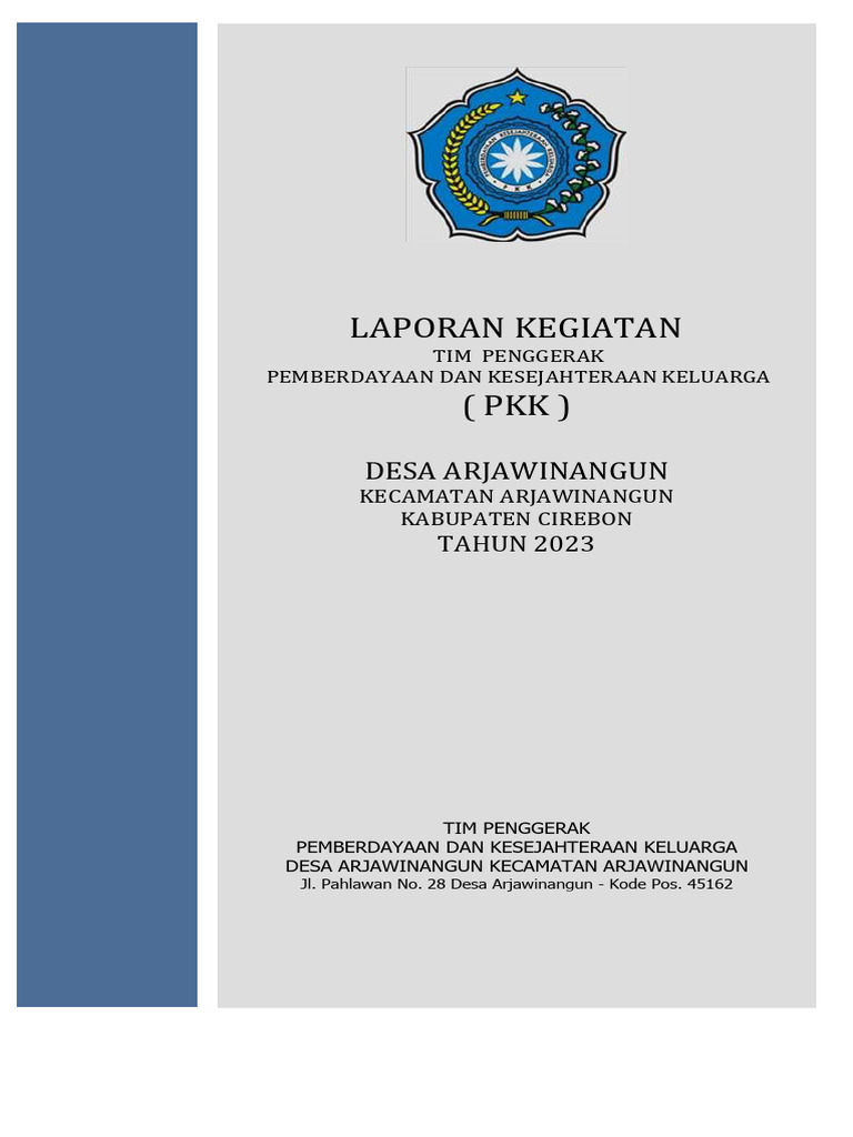 LAPORAN PKK POKJA 1234 Ds AWN 2023 | PDF