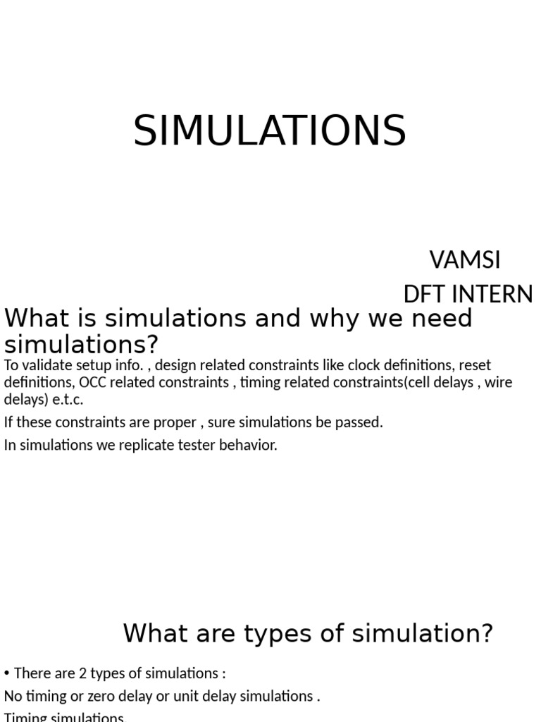 Simulations | PDF