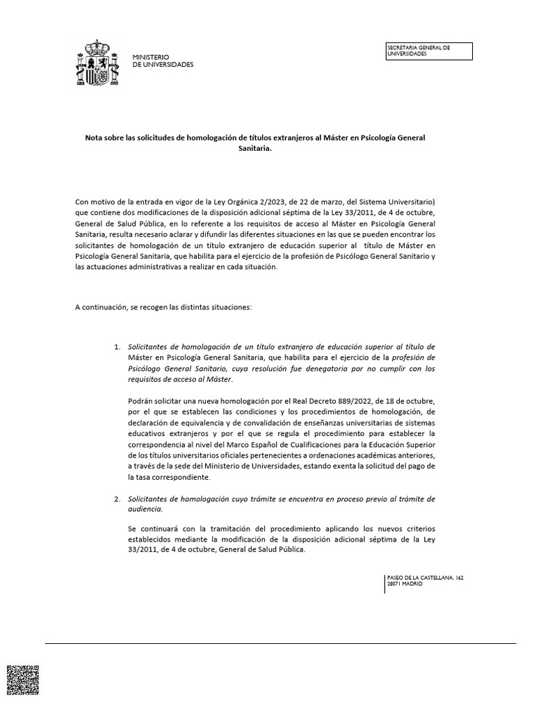 Nota Informativa MPGS | PDF