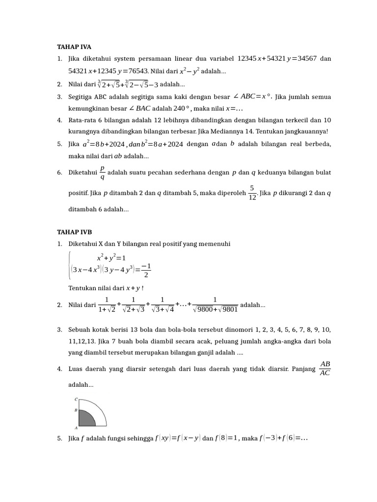 Aritmatika Uinam | PDF