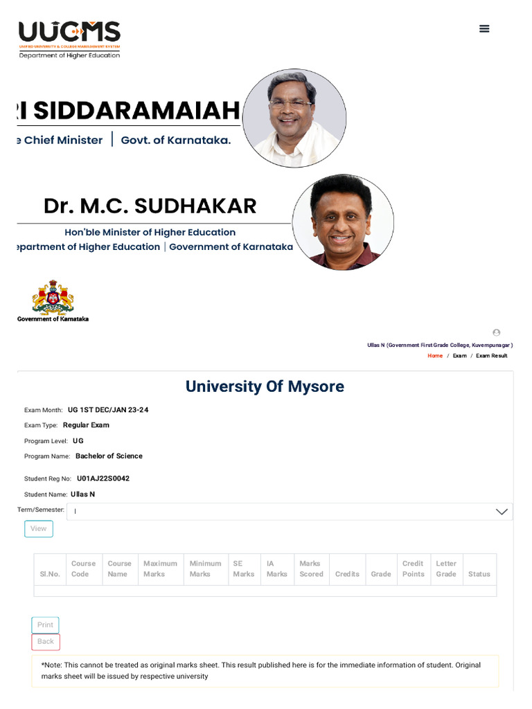 UUCMS - Unified University College Management System | PDF