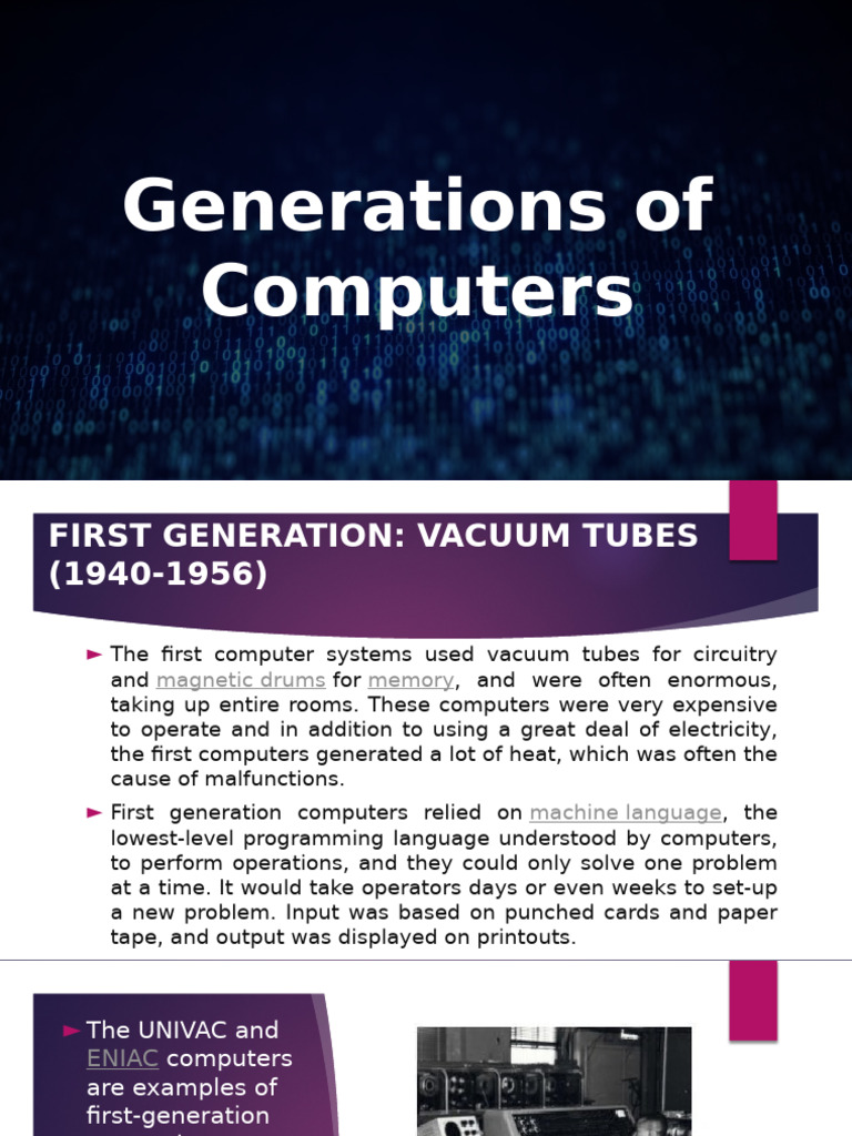 Generations of Computers | PDF