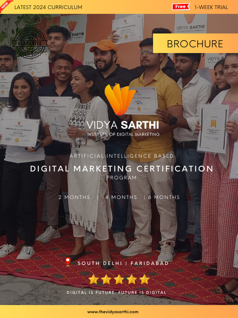 Vidya Sarthi Brochure 2024 | PDF | Search Engine Optimization | Analytics