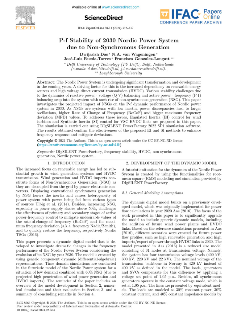 Nordic Dynamic Study | PDF