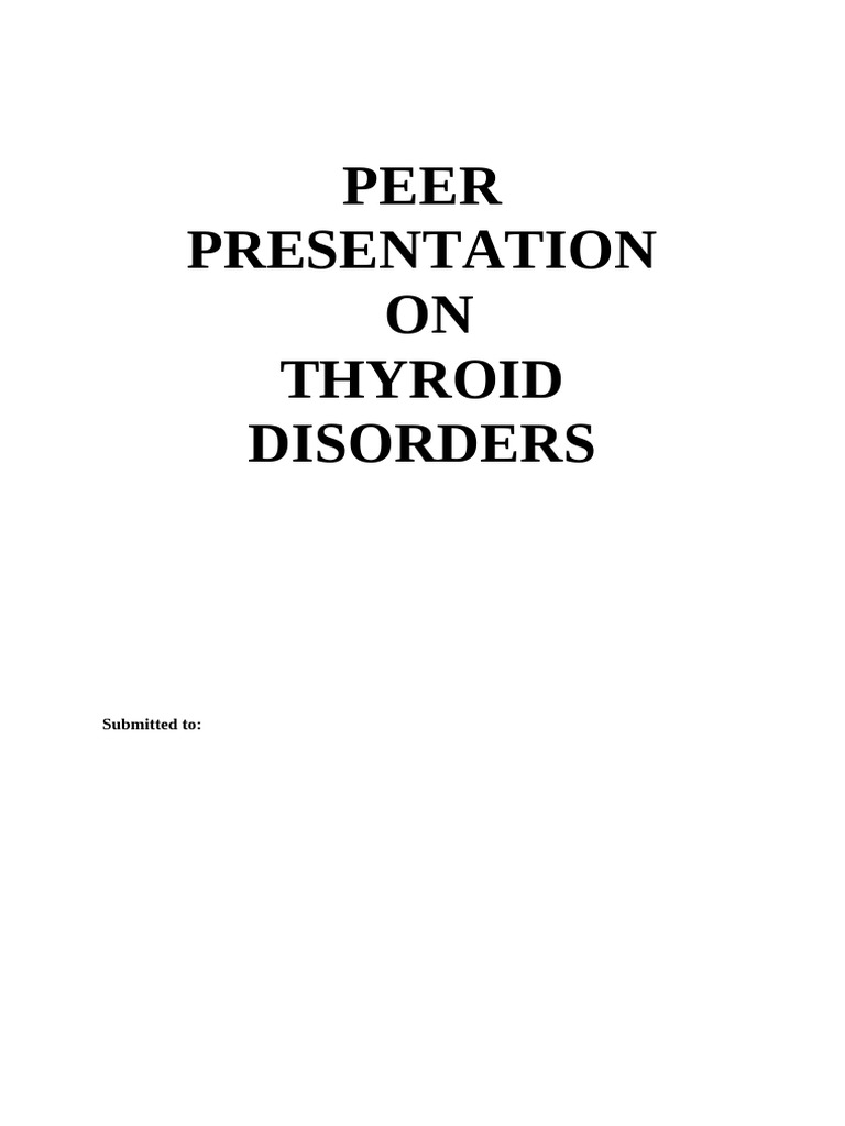 Thyroid Diseases Copy | PDF