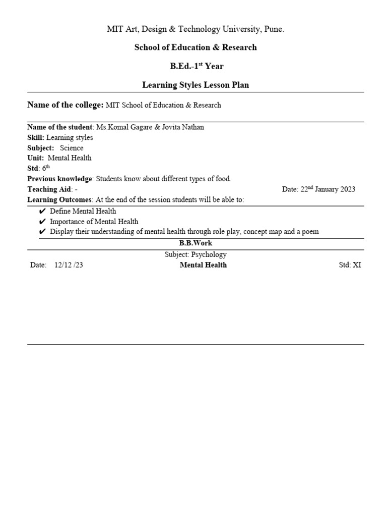 Learning Styles | PDF