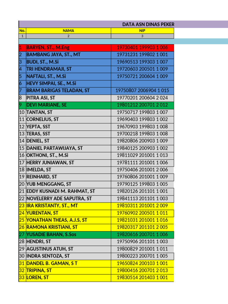 Format Hitungan Tks | PDF