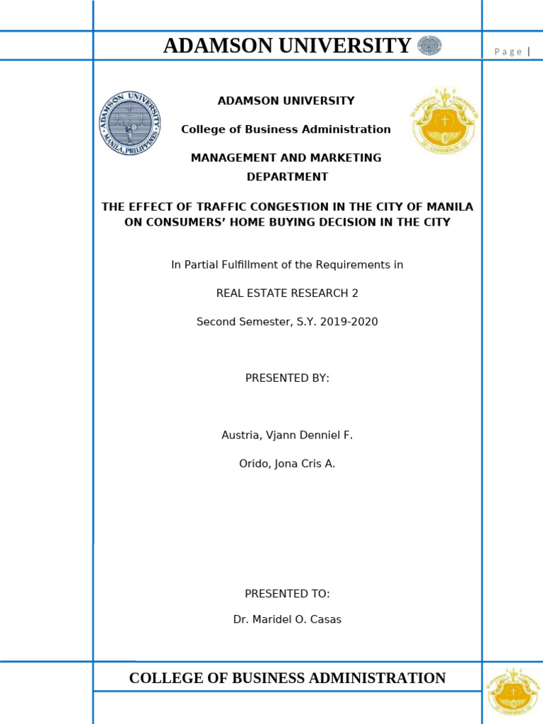 Austria - Final - Thesis Revised Chap 1 and 2 | PDF