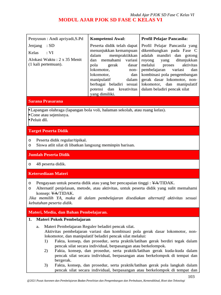 Andi MA - PENCAK SILAT | PDF