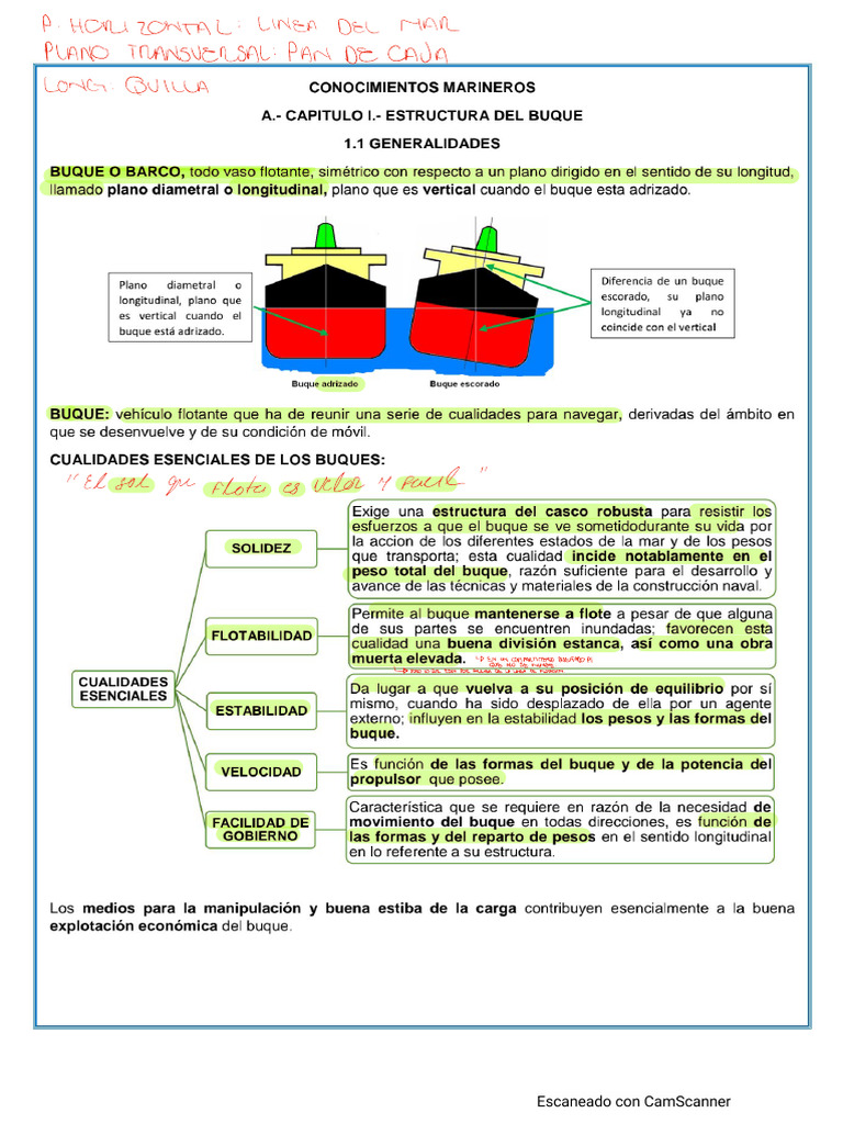CONOCIMIENTOS MARINEROS 2022(1) | PDF