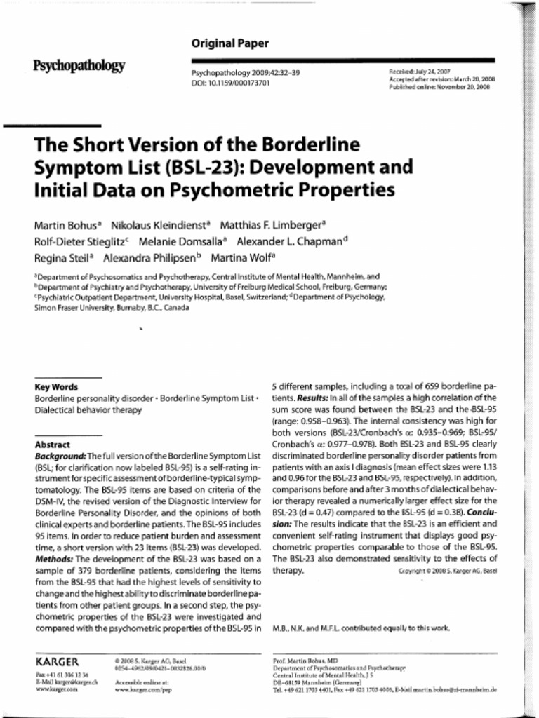 Artículo BSL 23 | PDF