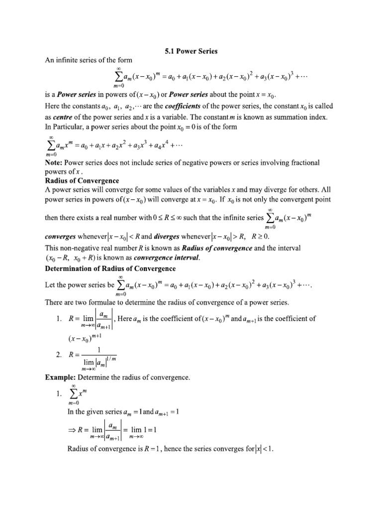 Special Functions - Power Series - Legendre's Equations and Bessel's ...