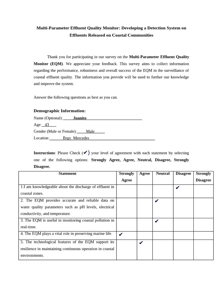 Survey - Docx With Answers Ni RJ | PDF