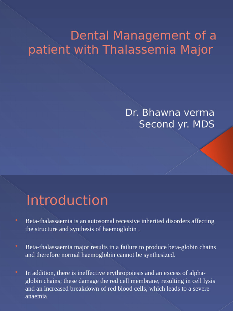 CP 4 thalessemia | PDF