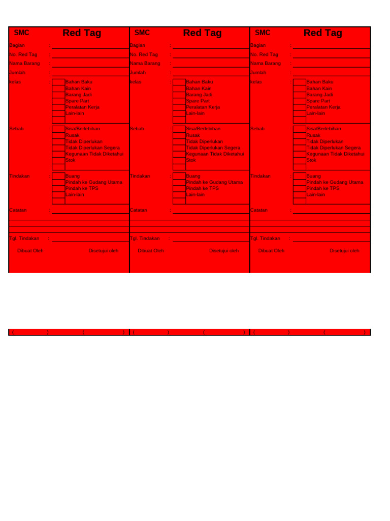 Red Tag & Patrol | PDF