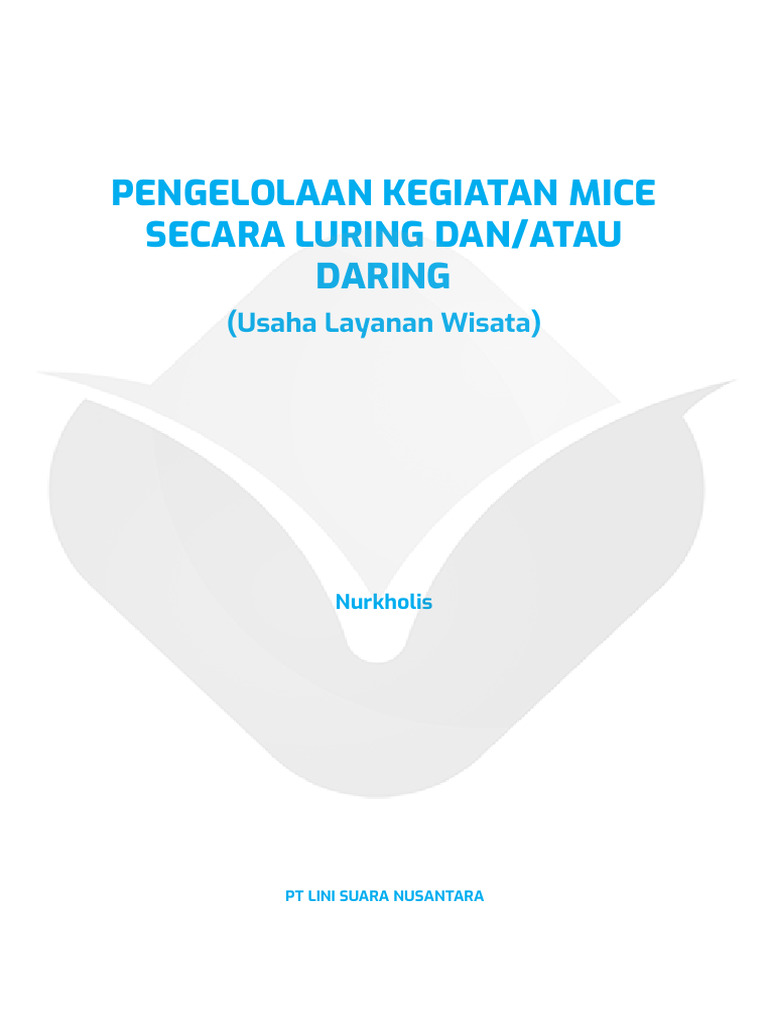 Pengelolaan Kegiatan MICE Secara Luring Dan Atau Daring (Usaha Layanan Wisata) - PREV | PDF