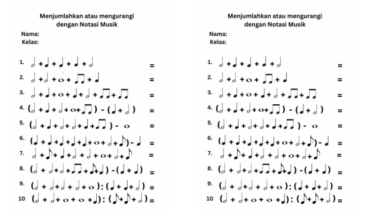 Notasi Dan Matematika | PDF