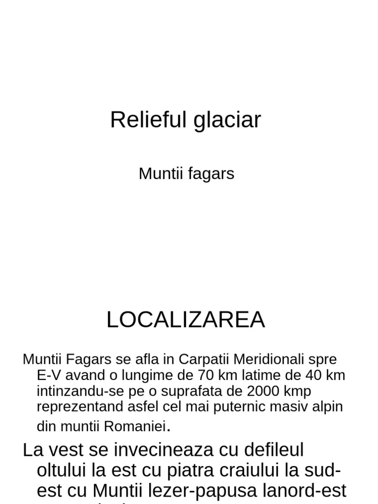 Relieful Glaciar | PDF