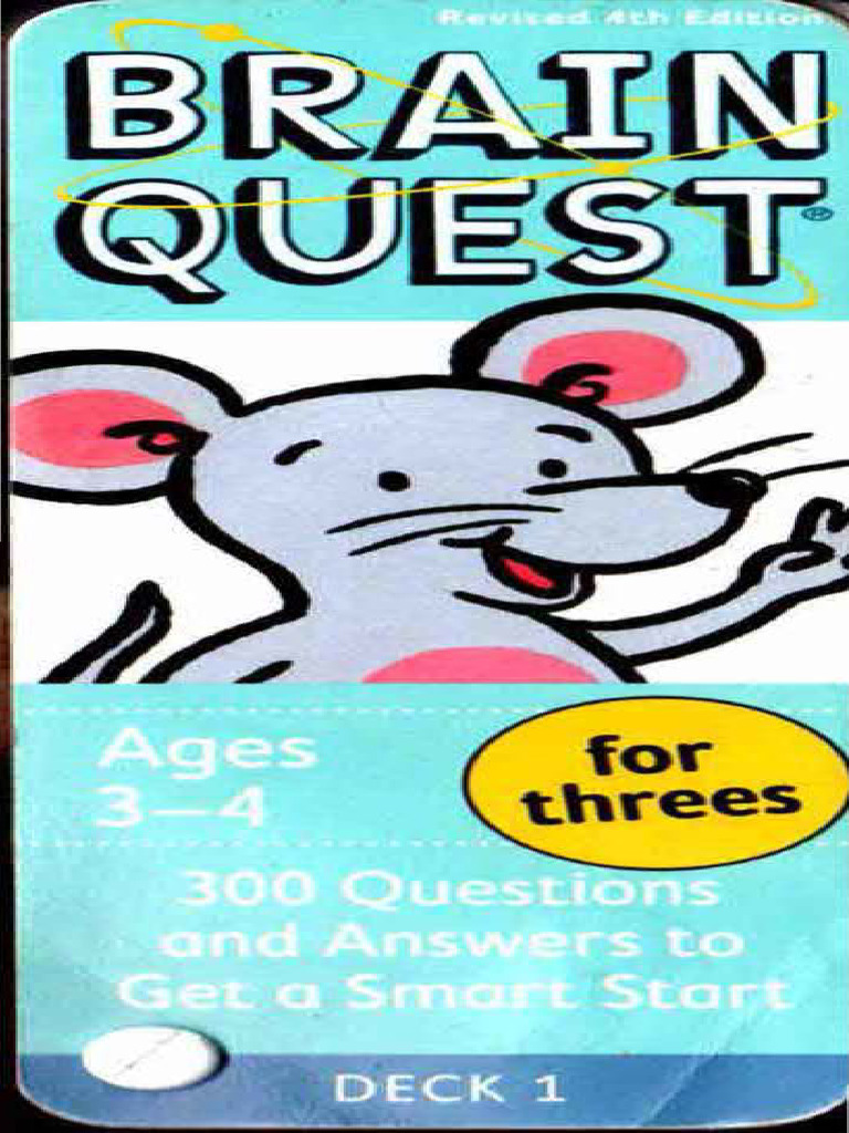 Brain Quest Ages 3-4 | PDF